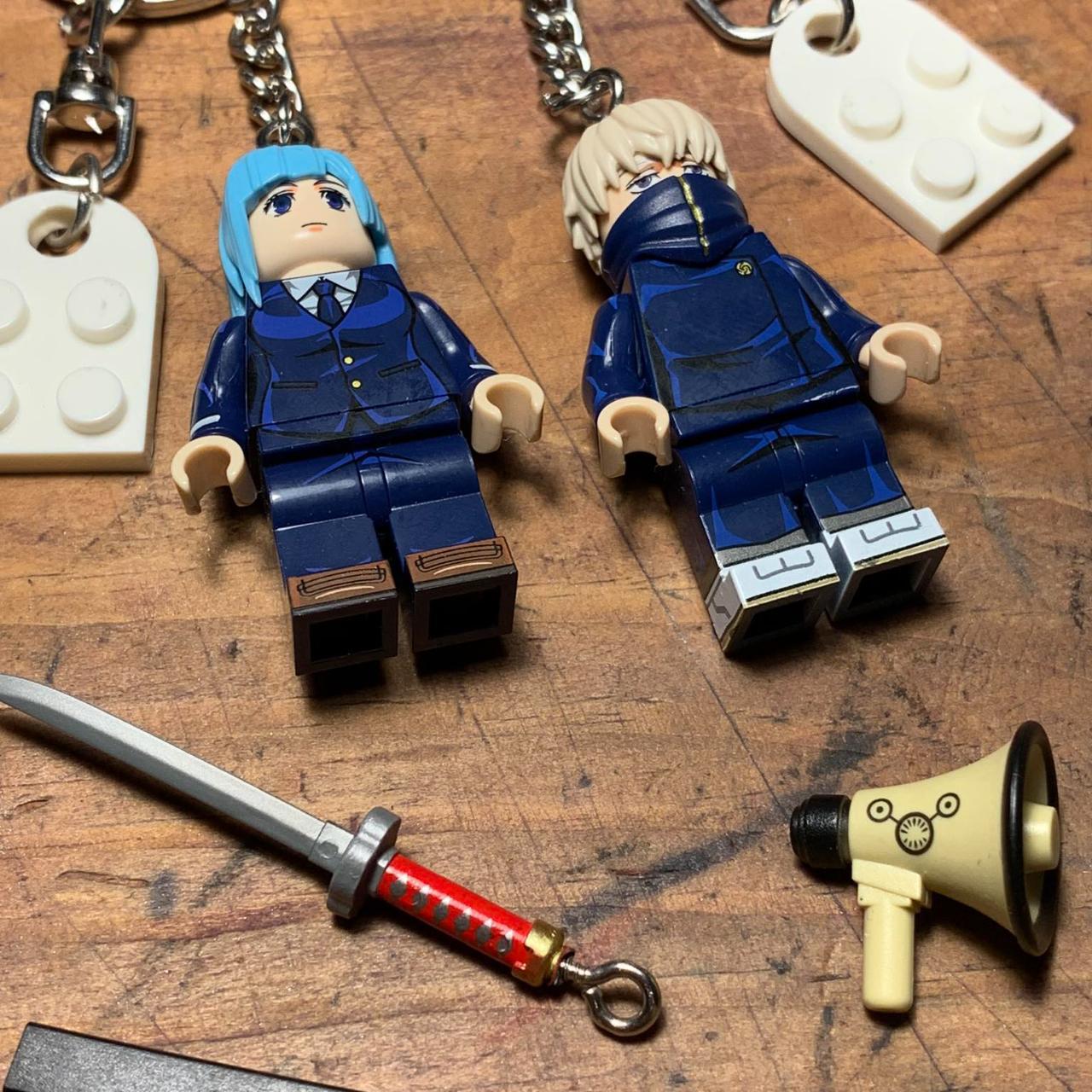 Jujutsu Kaisen Inumaki Miwa keychain custom Lego... | Depop