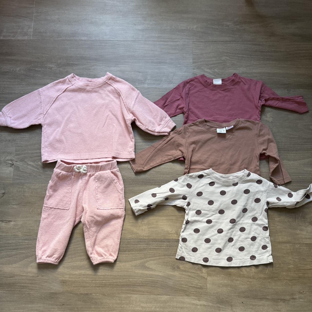 Zara girls clothes bundle. Matching set 9-12 months.... - Depop