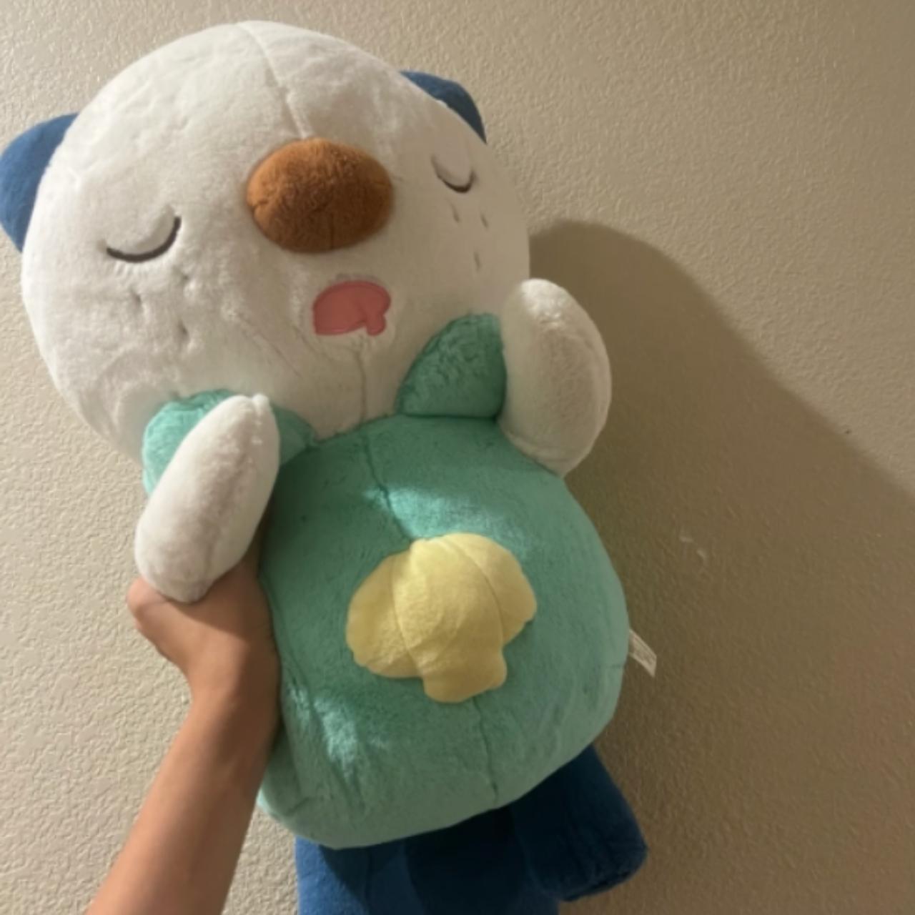 Rare Giant Sleeping Oshawott Pokemon Stuffed Toy Plush | Depop