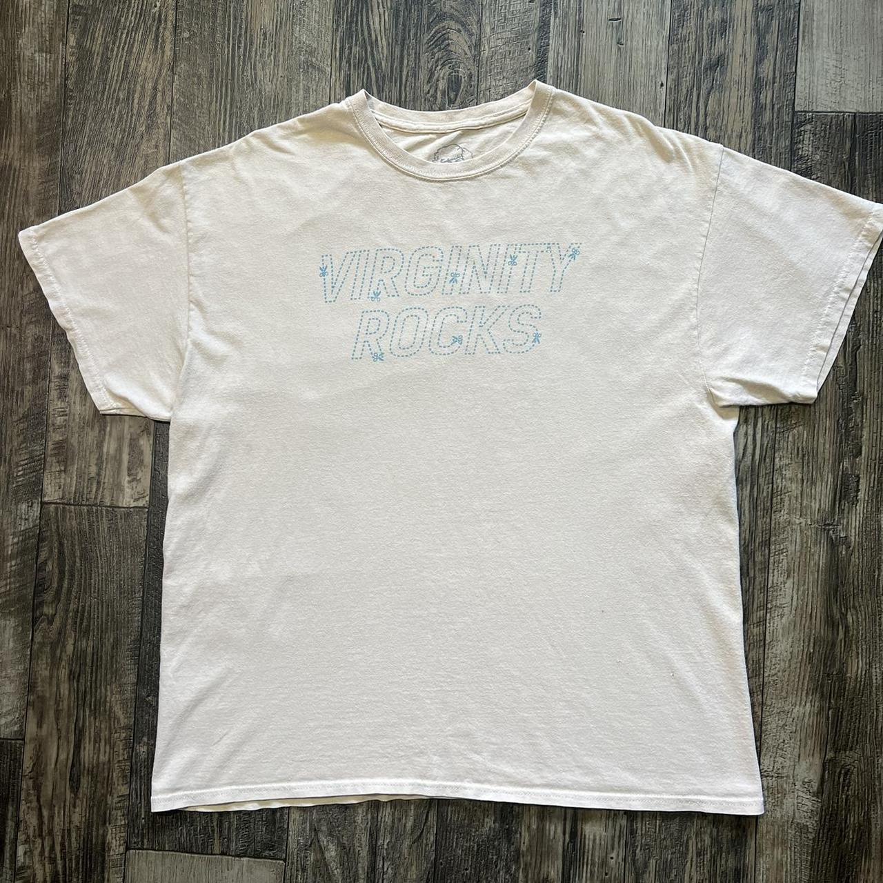 Danny Duncan ‘Virginity Rocks’ merch tee in a... - Depop