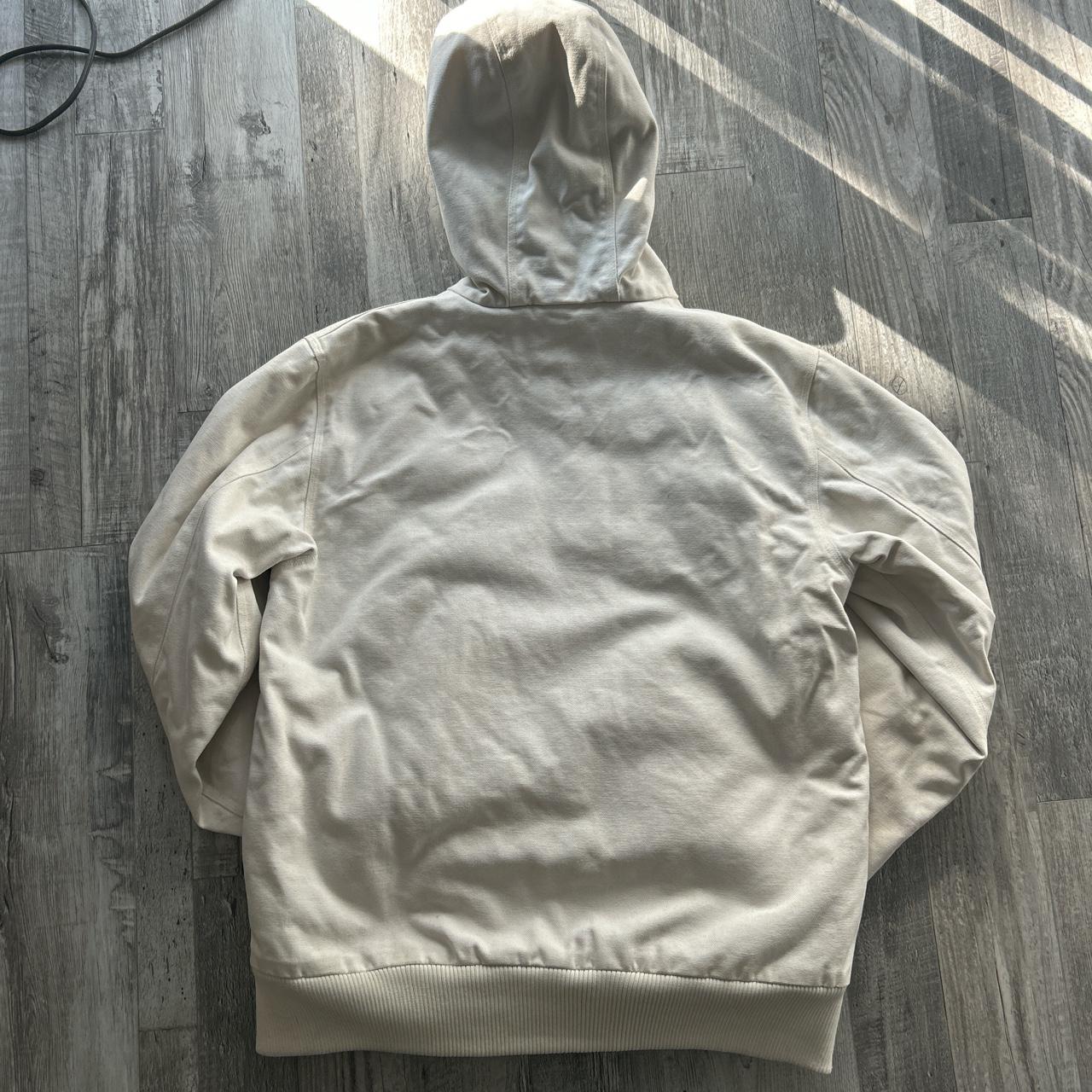 White Carhartt WIP Jacket Light wear (see photos)... - Depop