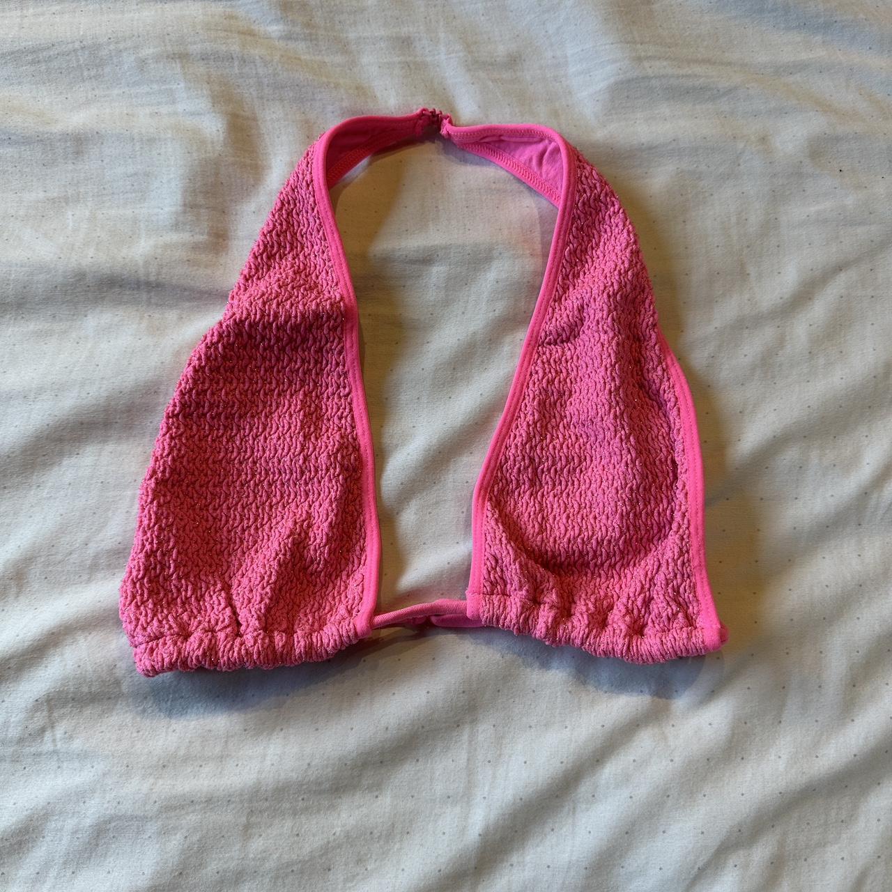 pink swim top ‼️FREE SHIPPING‼️ super cute... - Depop