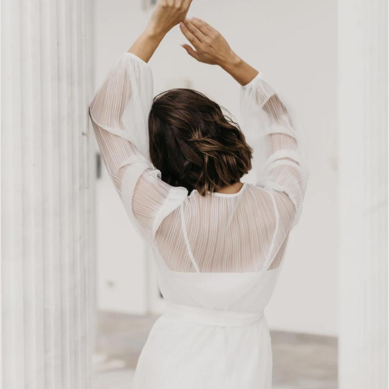 Le Rose Georgia pleated robe Excludes slip... - Depop