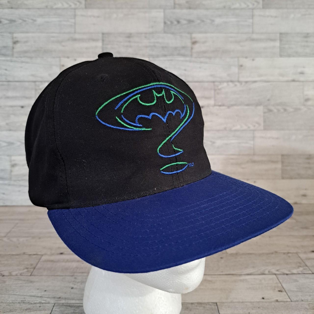 Vintage 1994 Batman Forever Cap Black blue and... - Depop