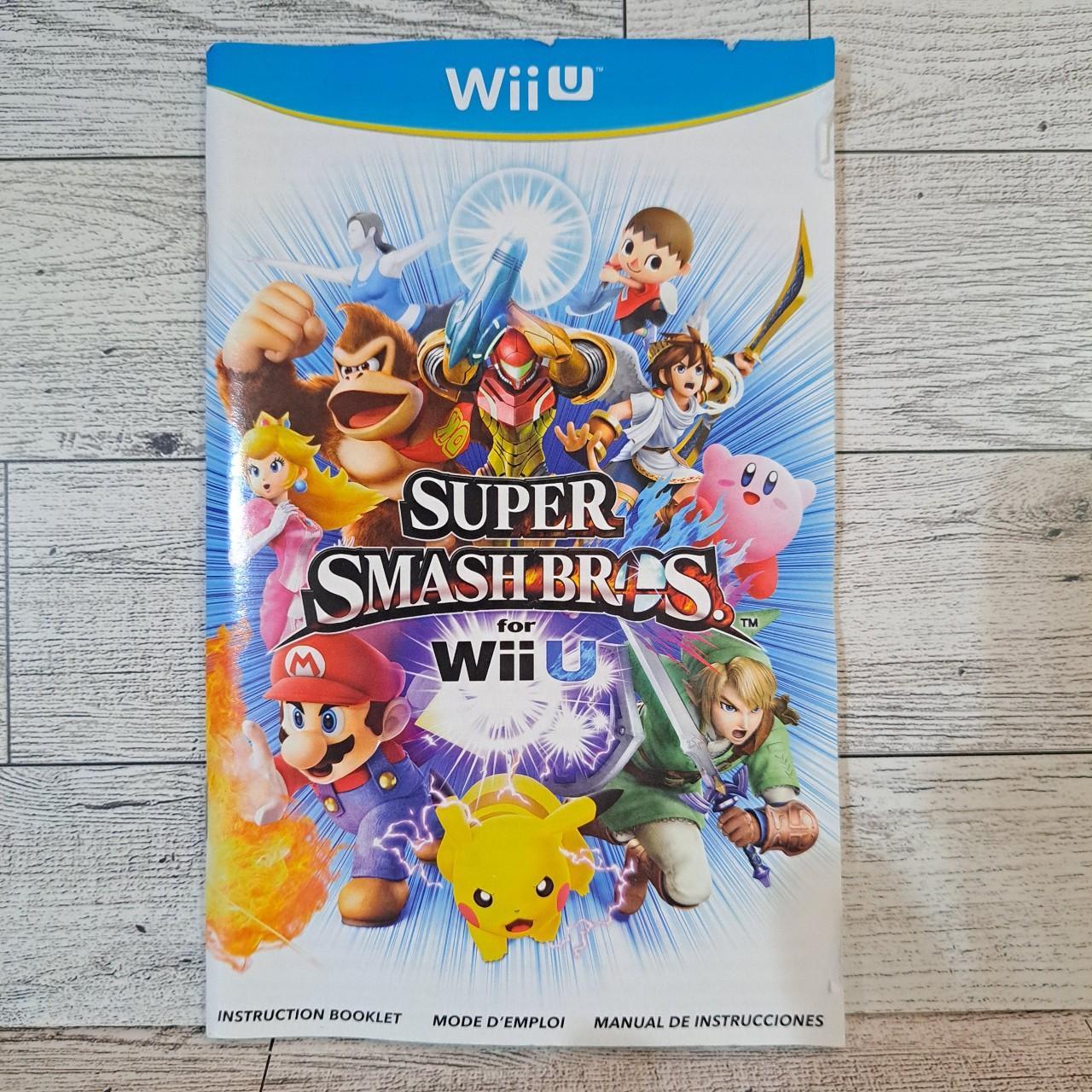 Manual For Super Smash Bros Wii U Manual only no... - Depop