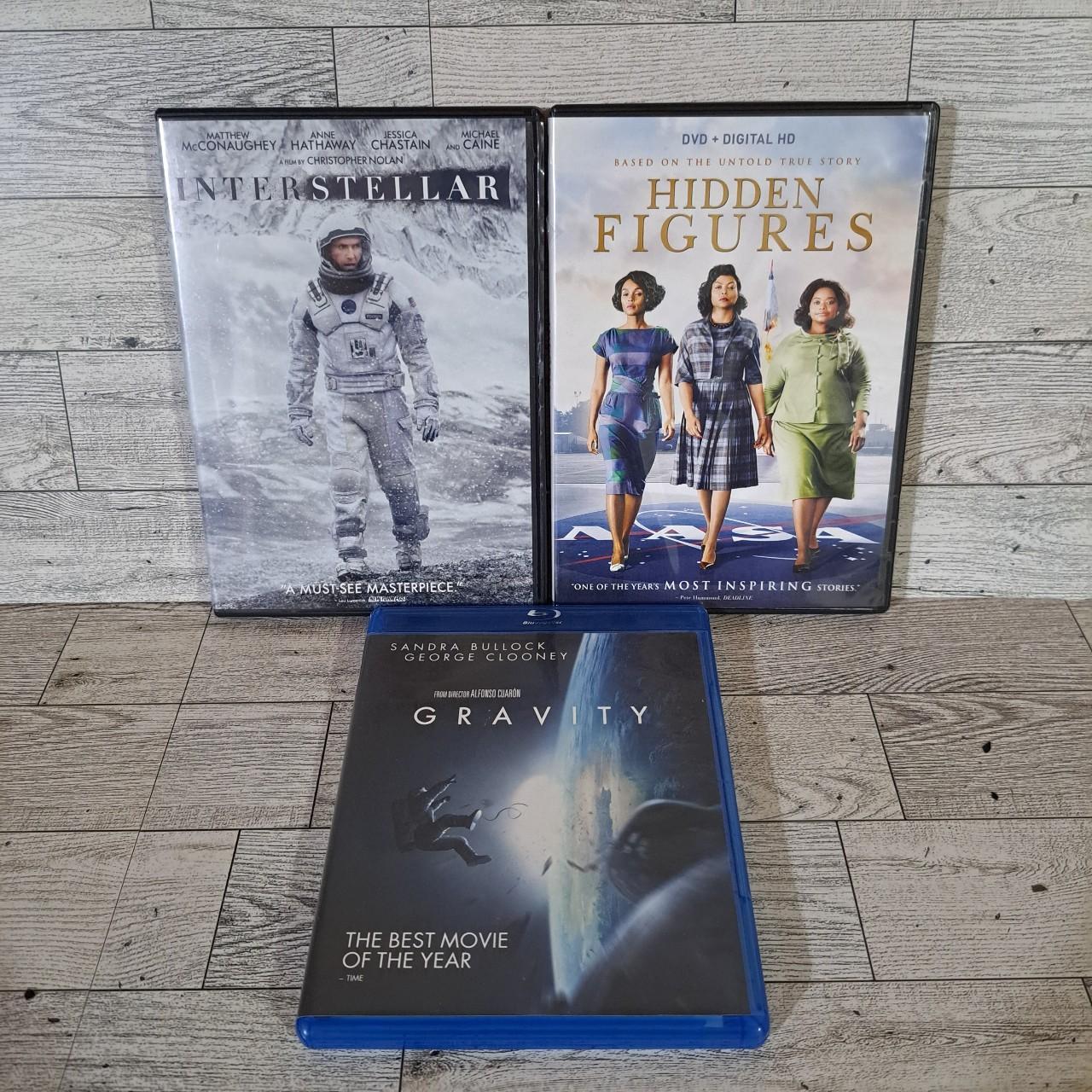 3 Space Movie DVD Collection Interstellar Gravity... - Depop
