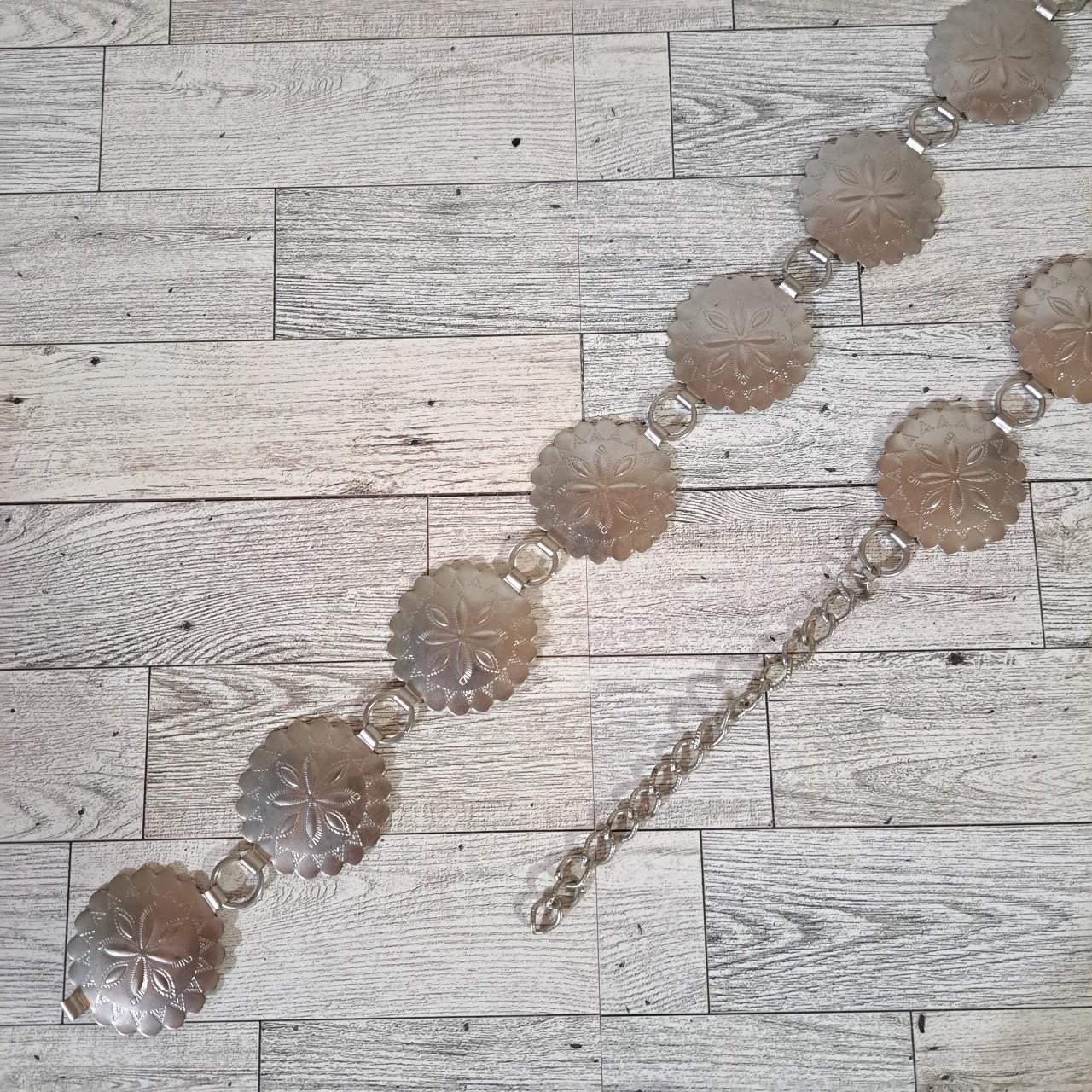 Women's Western Metal Accent Belt Size 32 Multiple... - Depop