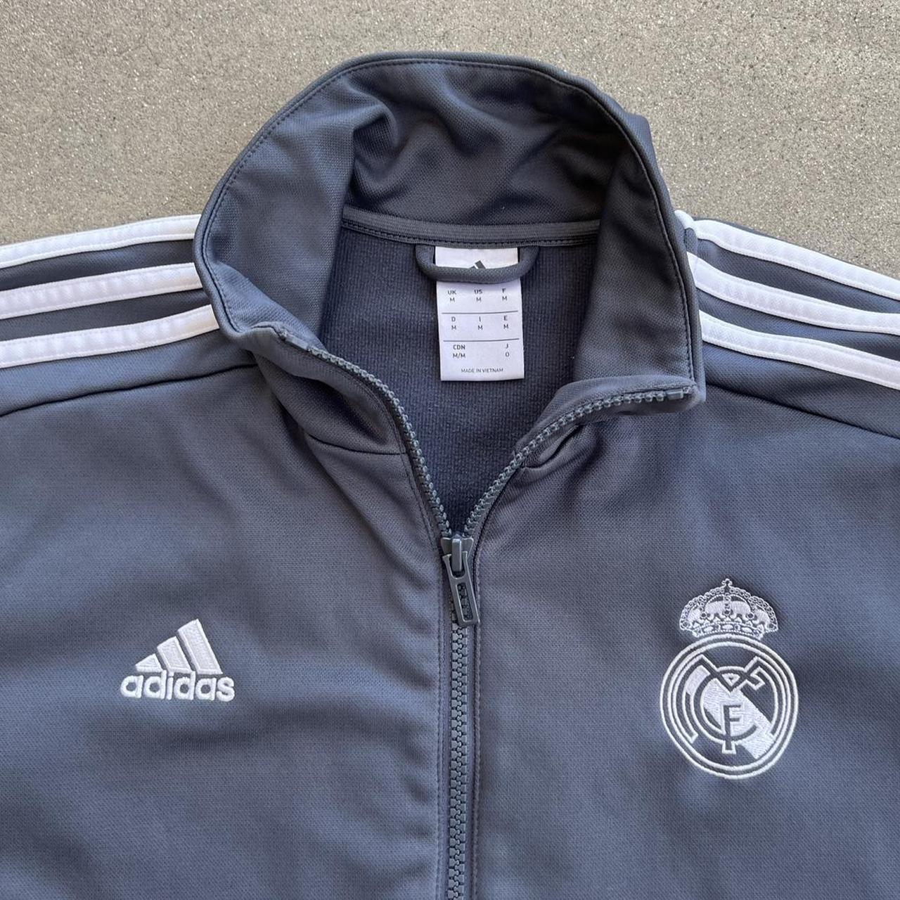Adidas Real Madrid track jacket 2014/15 Size medium... - Depop