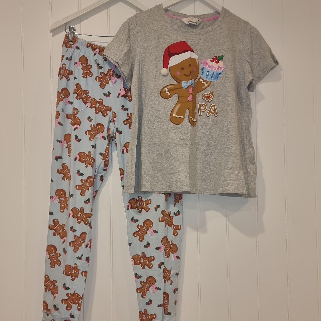 Peter Alexander Gingerbread Christmas PJ set Worn... - Depop
