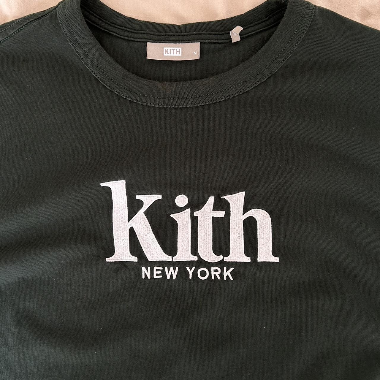 Kith green long sleeve size medium only worn a few... - Depop