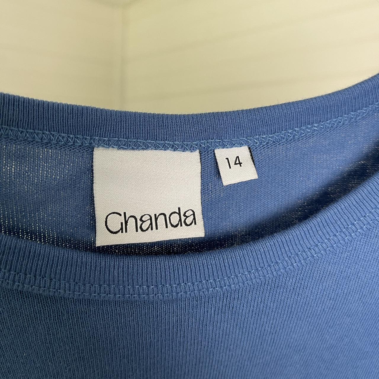 Small Ghanda blue top #croptop - Depop
