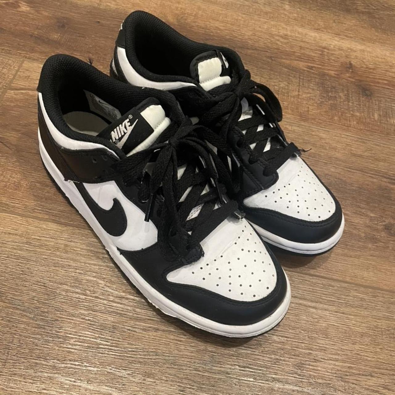 Panda Nike Dunks - great condition for being worn -... - Depop