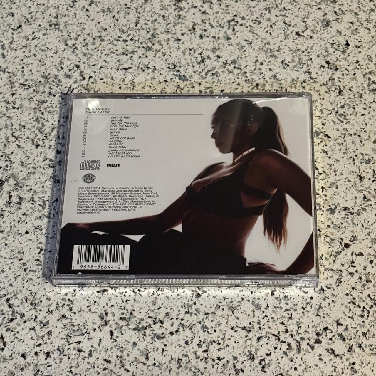 Tate McRae THINK LATER Signed CD authentic,... | Depop