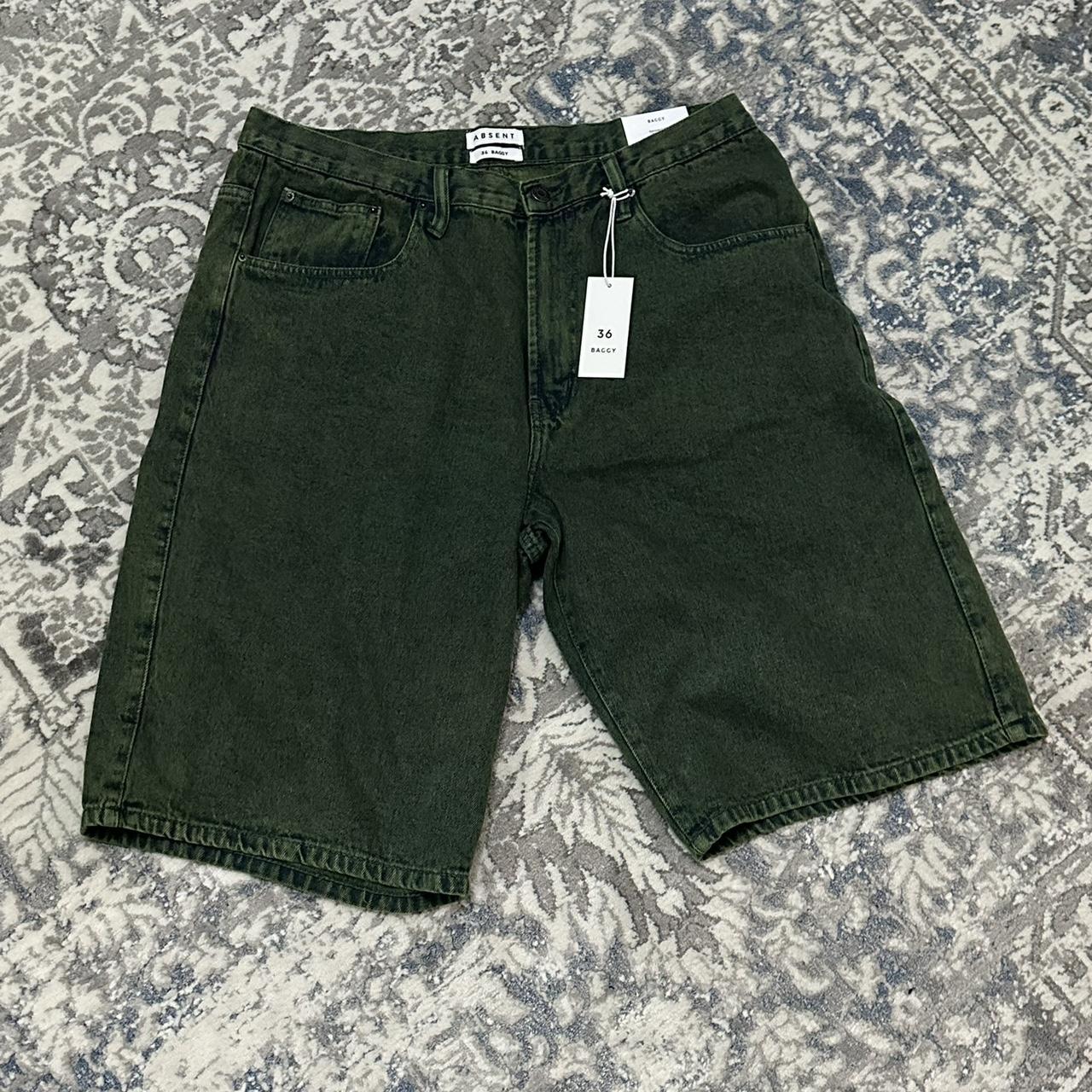 Absent (Hallenstein Brothers) Baggy Short Jeans... - Depop