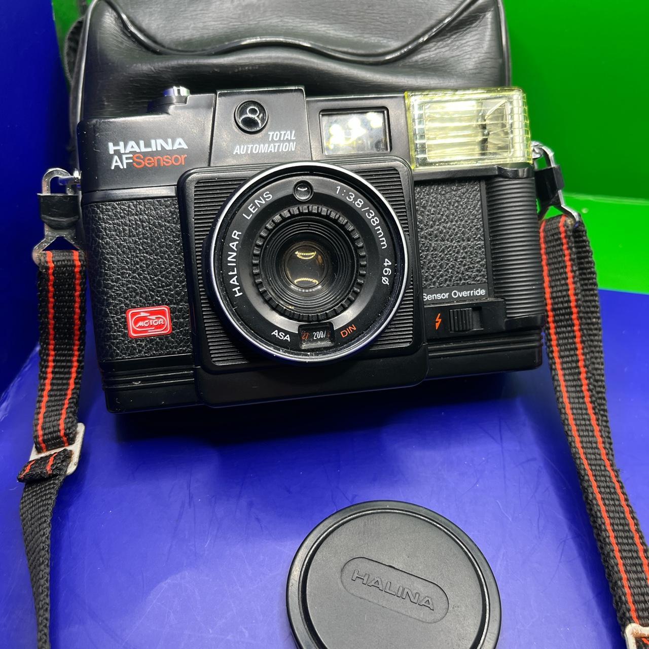 Halina AF sans or vintage 35mm point and shoot... - Depop