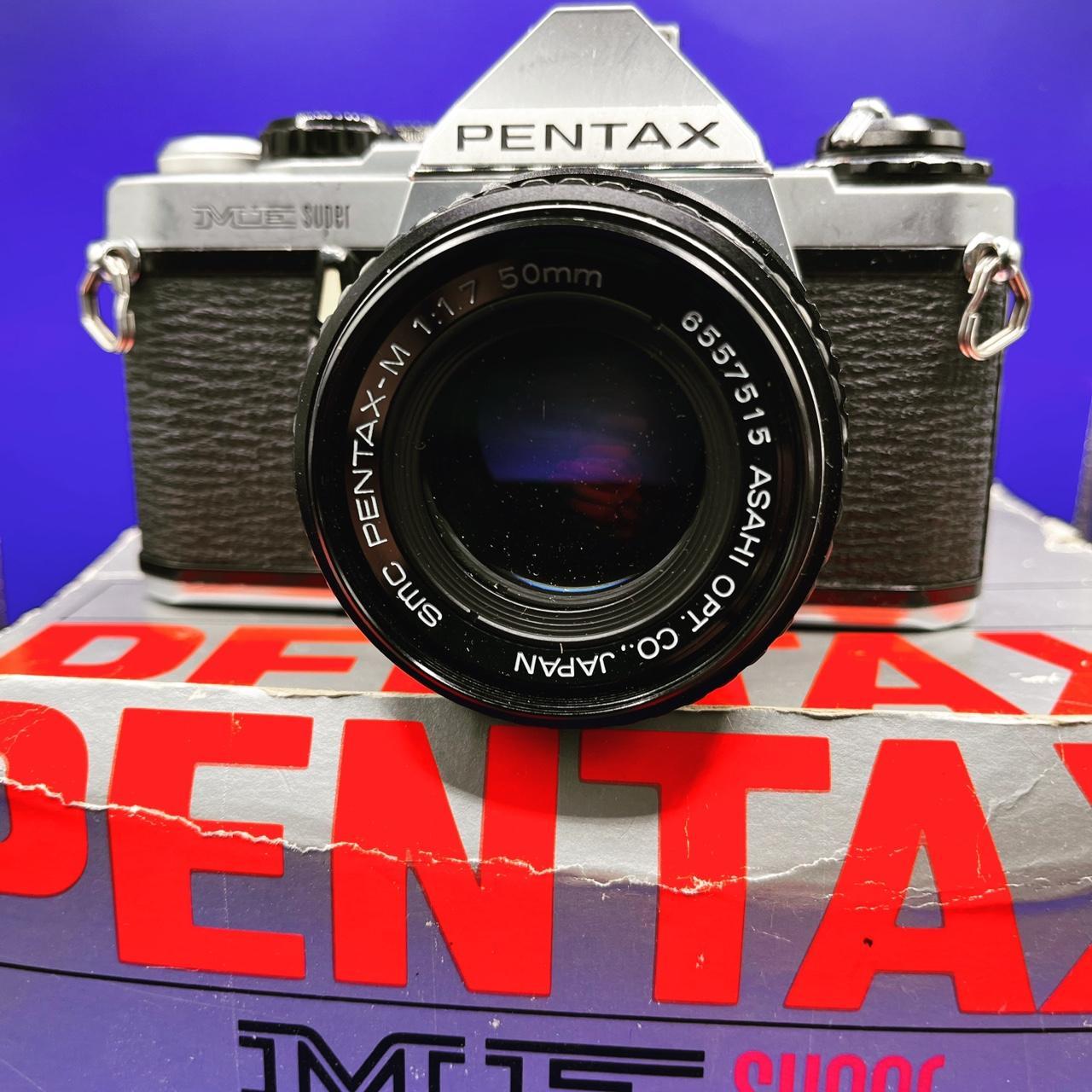Pentax ME super vintage 35mm film camera in box... - Depop