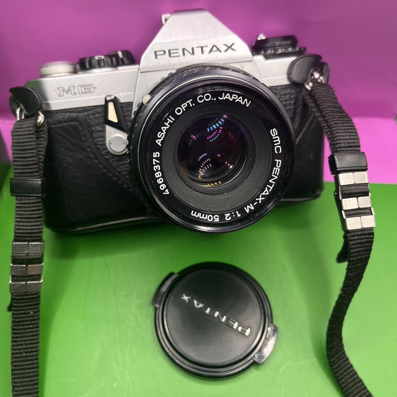 Pentax Mg 35mm vintage film camera SLR with 50mm... - Depop