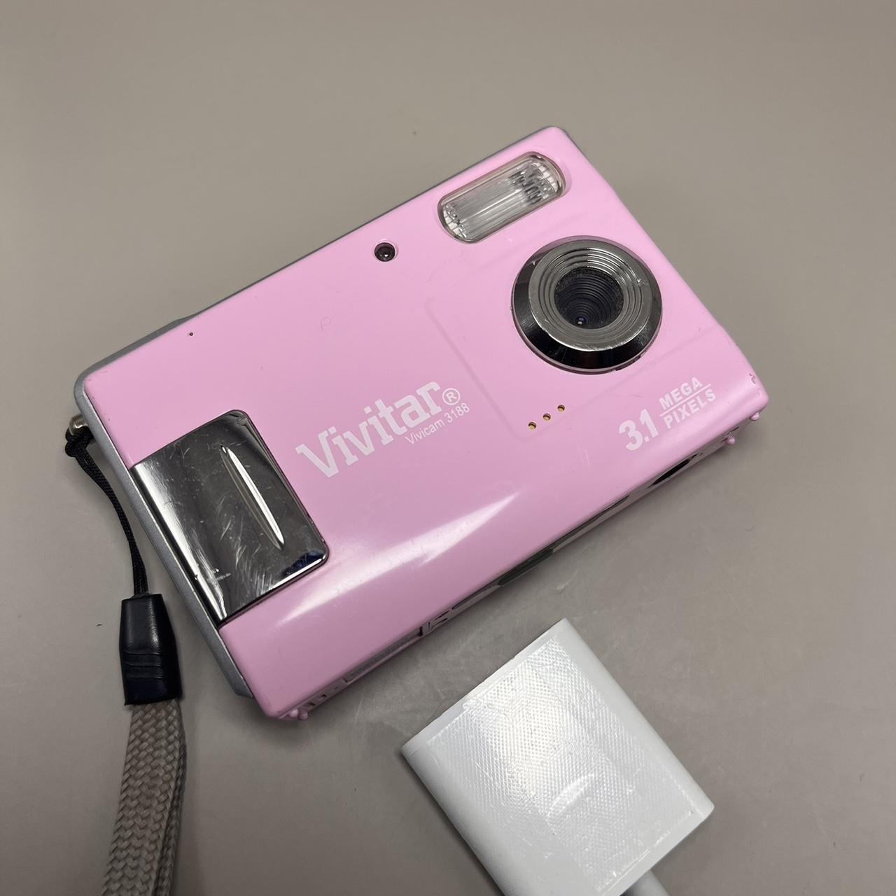 Vivitar pink vintage digital camcorder and camera... - Depop