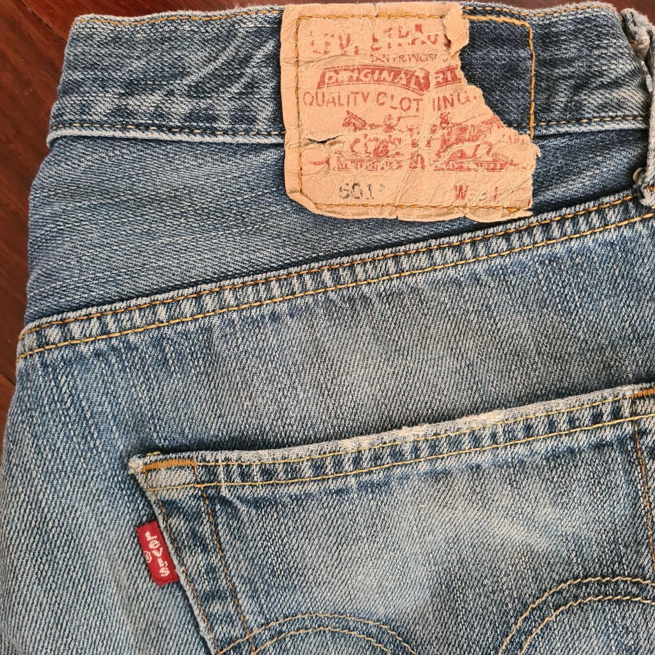 Vintage Levi's 501 XX Jeans Mens Straight Blue Denim... - Depop