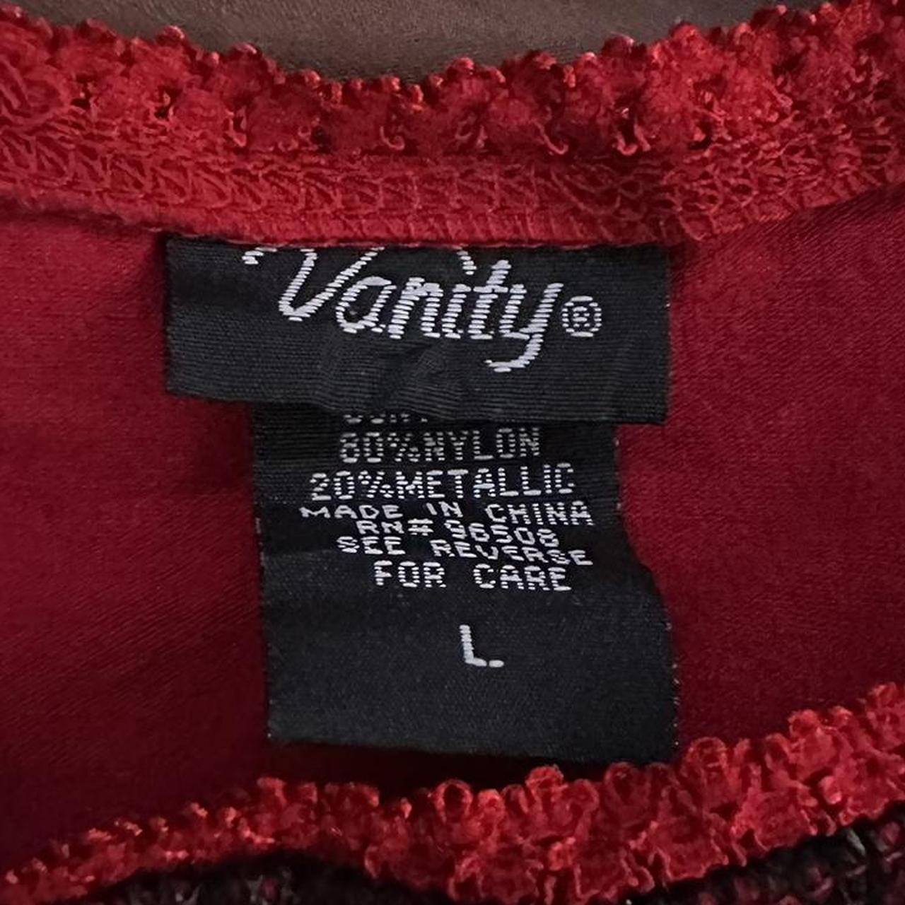 Beautiful red and black tank top with black and... - Depop