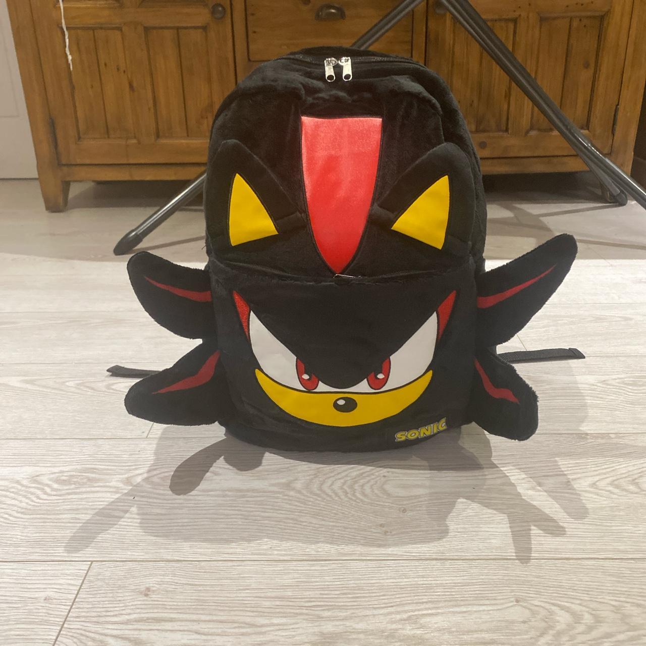 Shadow the Hedgehog Velvet Mini Backpack Tags:... - Depop