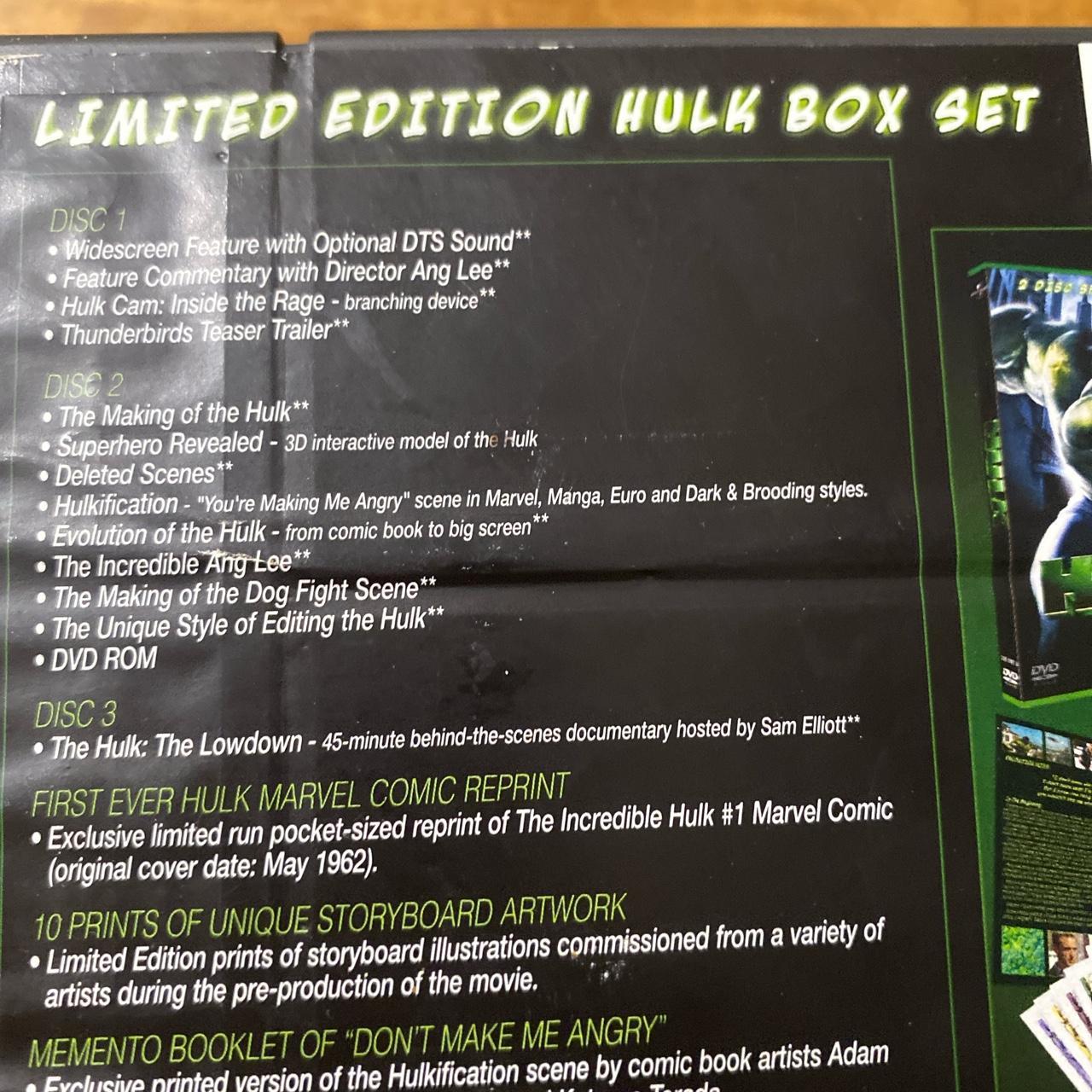 Incredible Hulk Limited Edition Boxset Tags: marvel... - Depop