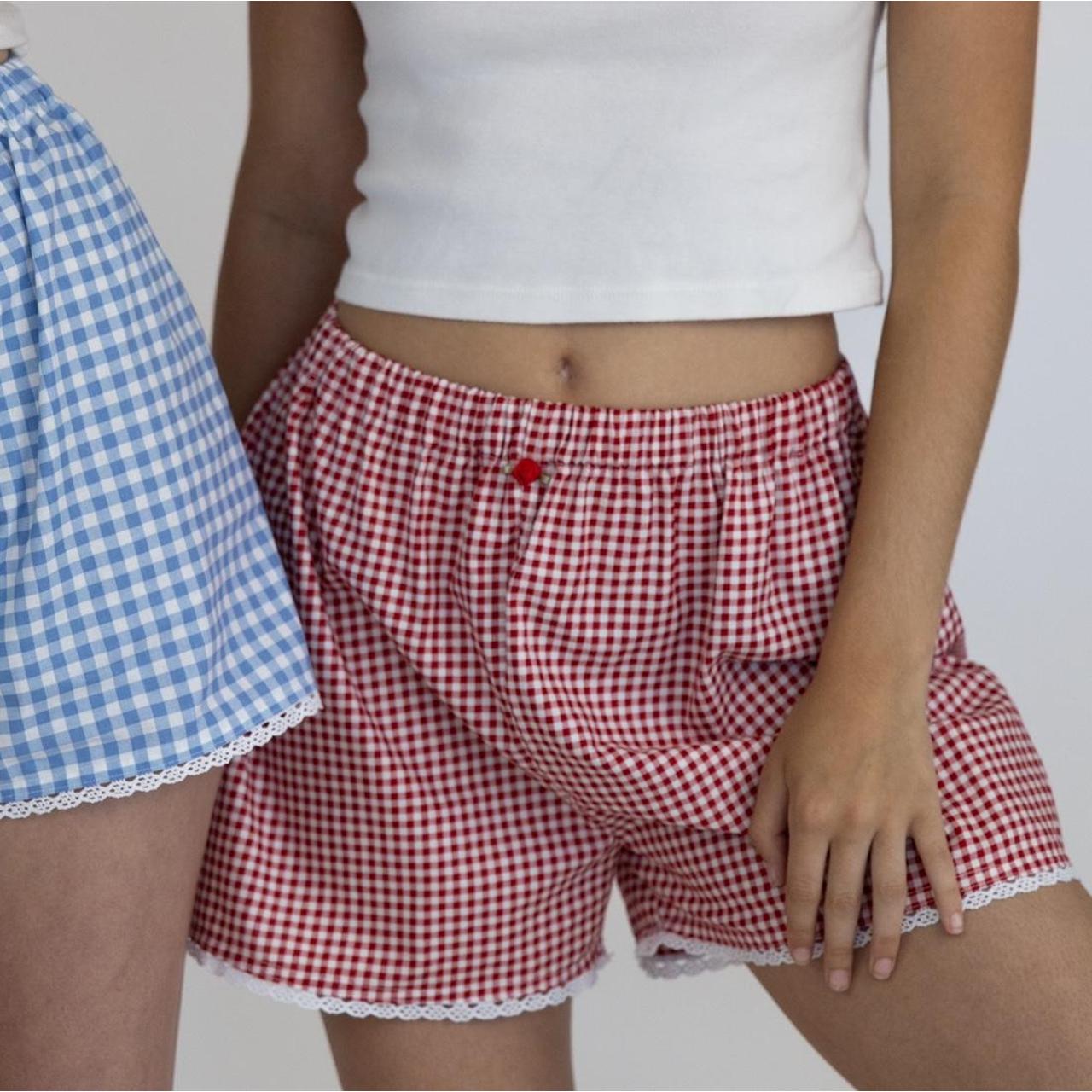 Ruby Rouge Boxers Plaid/gingham boxers hand-sewn by... - Depop