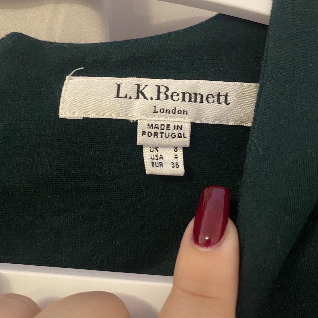 LK Bennett green pencil dress size 8 - Depop