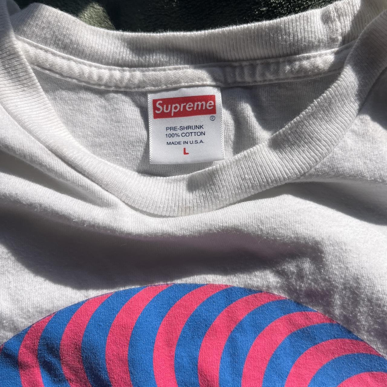 supreme x spitfire collab shirt, size L #supreme... - Depop