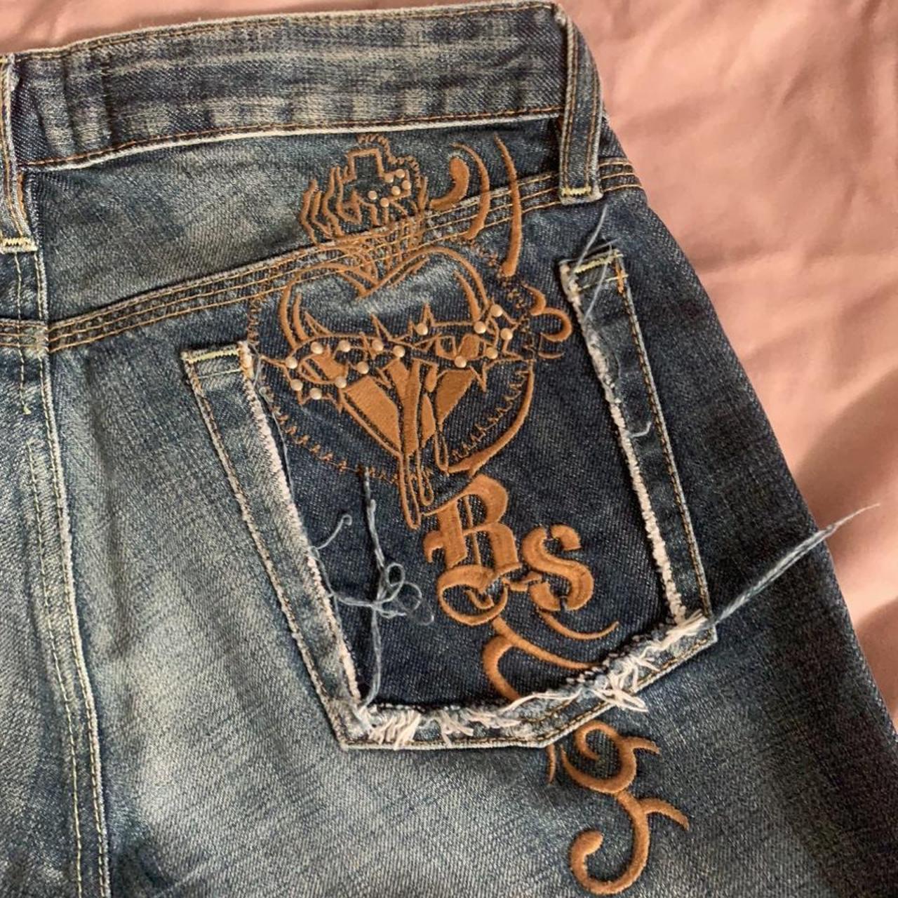 Low waisted flared firetrap jeans Really cool... - Depop