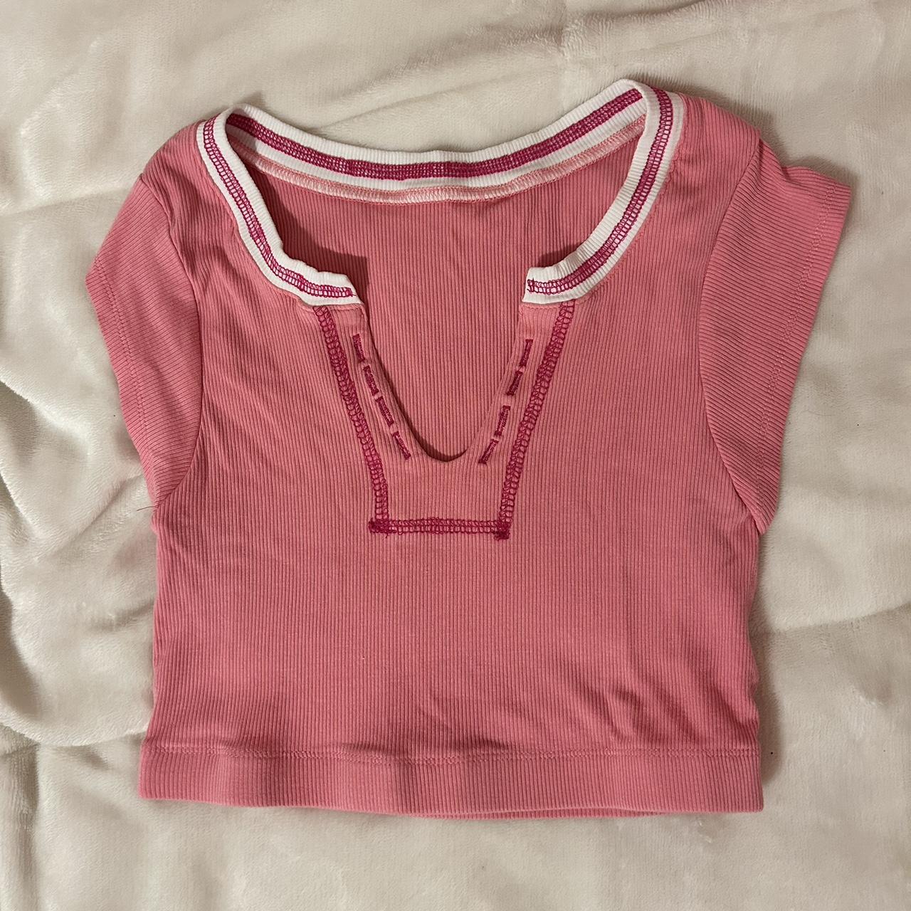 Temu Crop Top Size SMALL (can fit XS) Stretchy,... - Depop