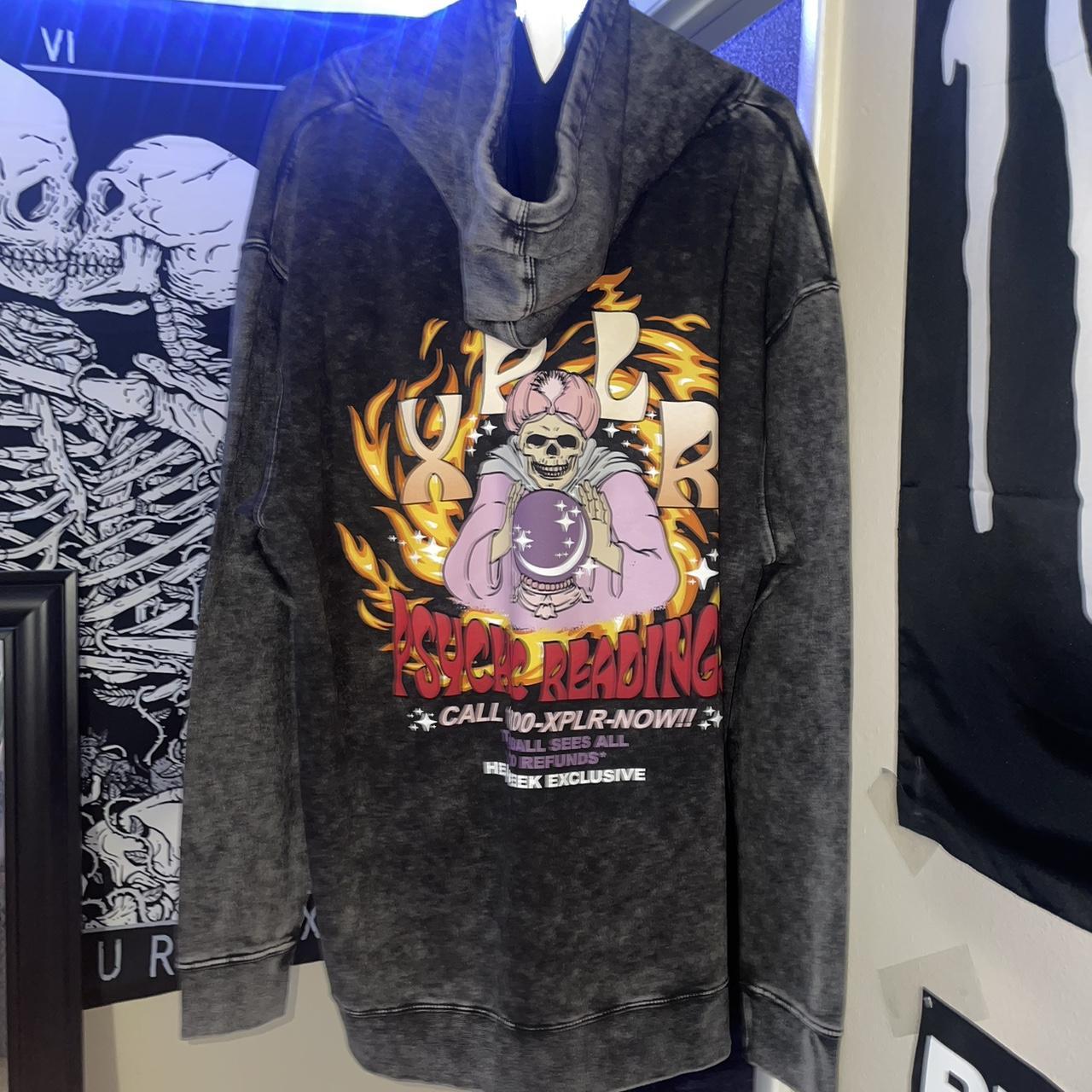 xplr psychic readings hell week hoodie merch size... - Depop