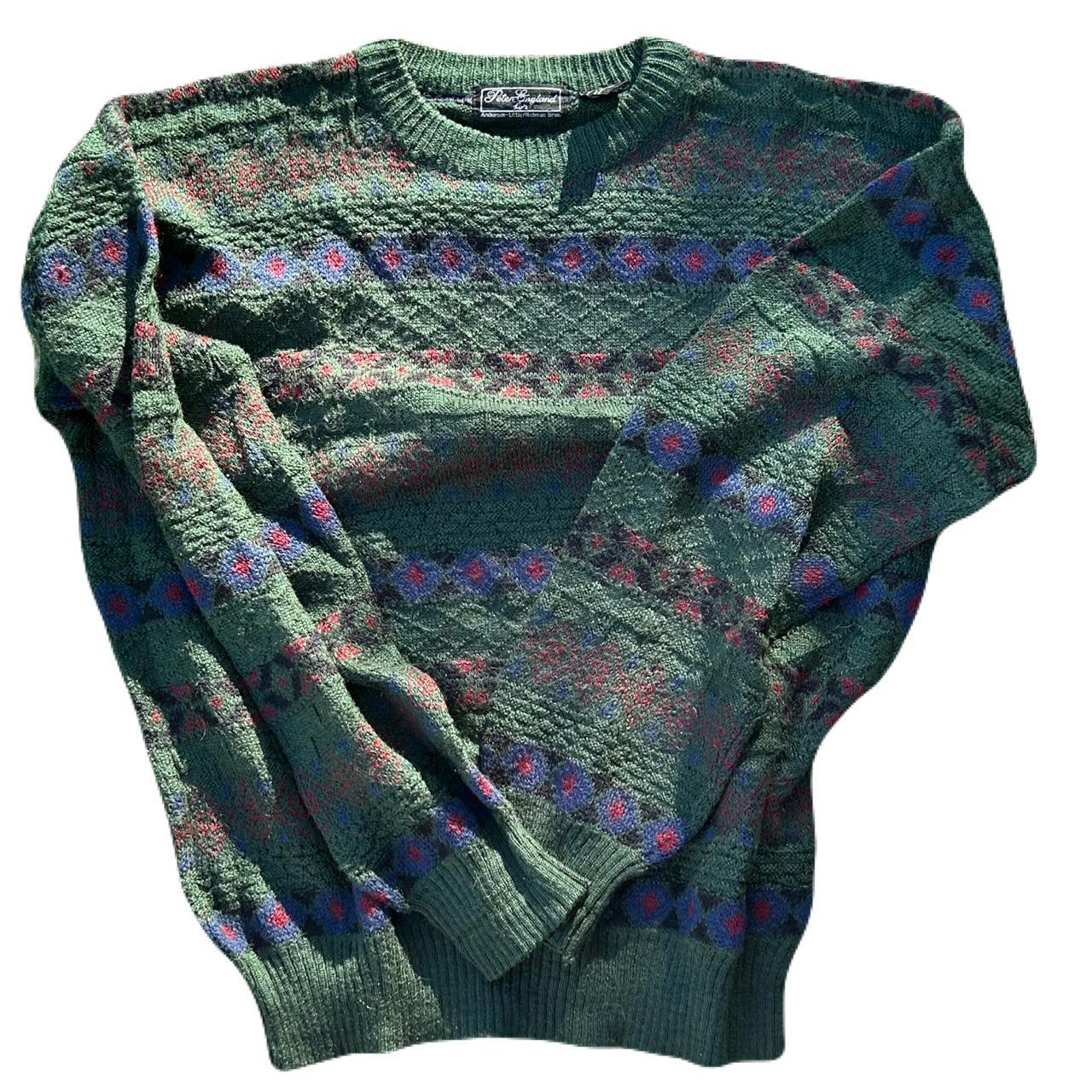 Vintage Peter England Earthy Medium weight pullover... - Depop