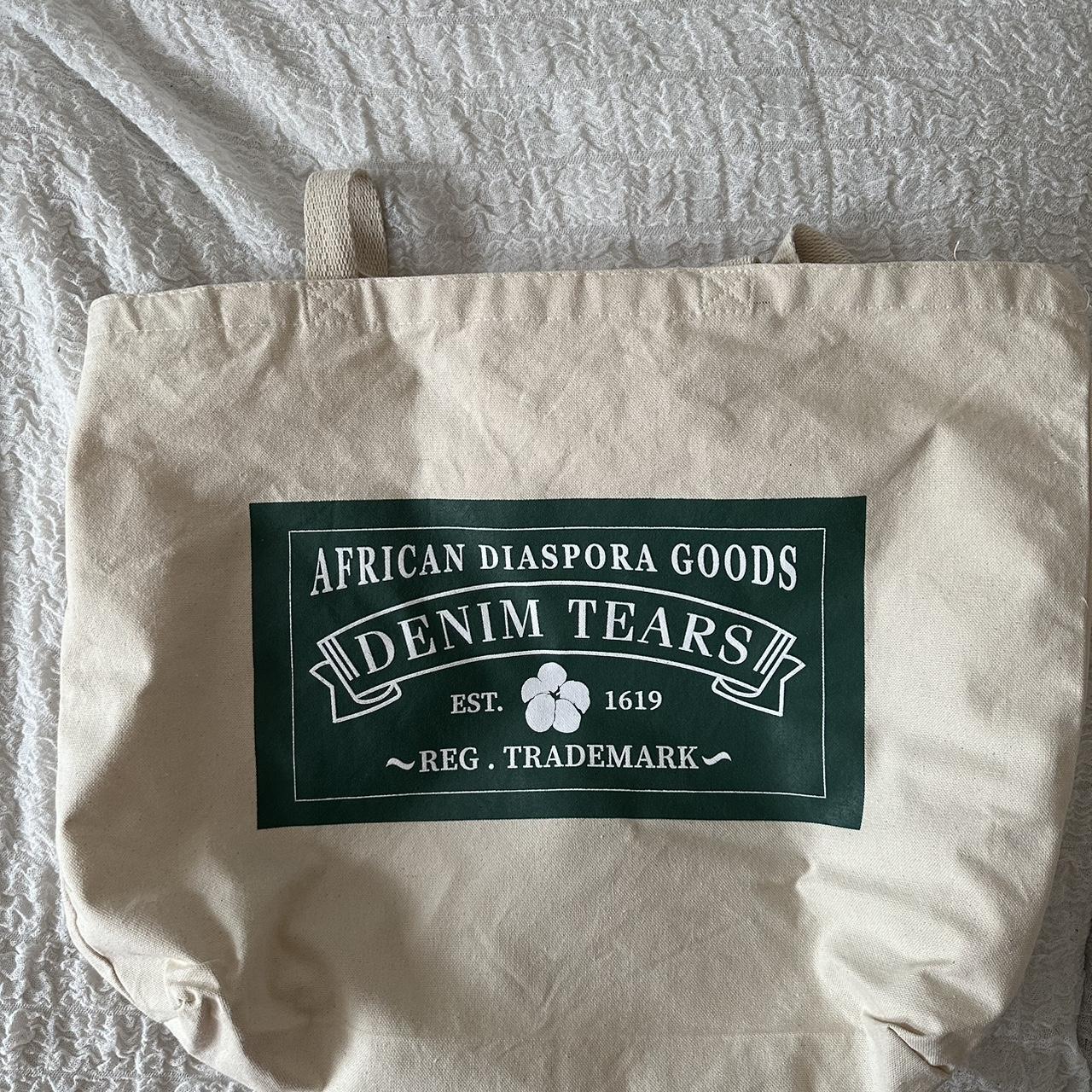 denim tears tote bag i got from their pop up in soho... - Depop