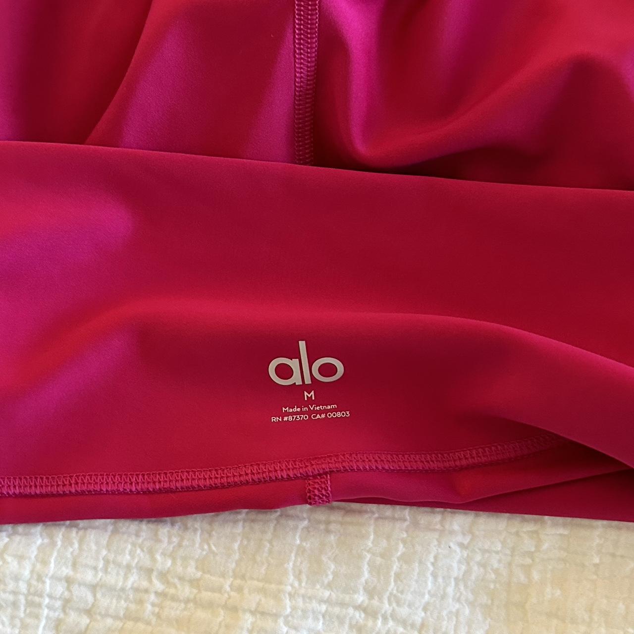 alo leggings 🩷 shiny + barbie pink - Depop