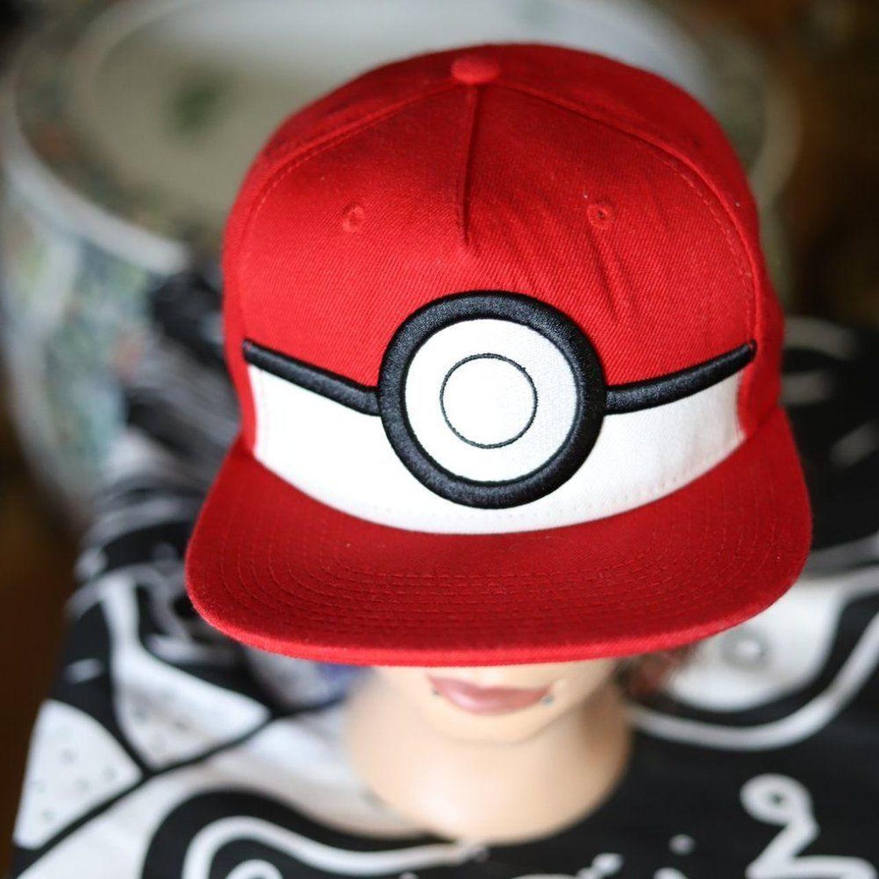 Pokémon Men's Red and White Hat | Depop