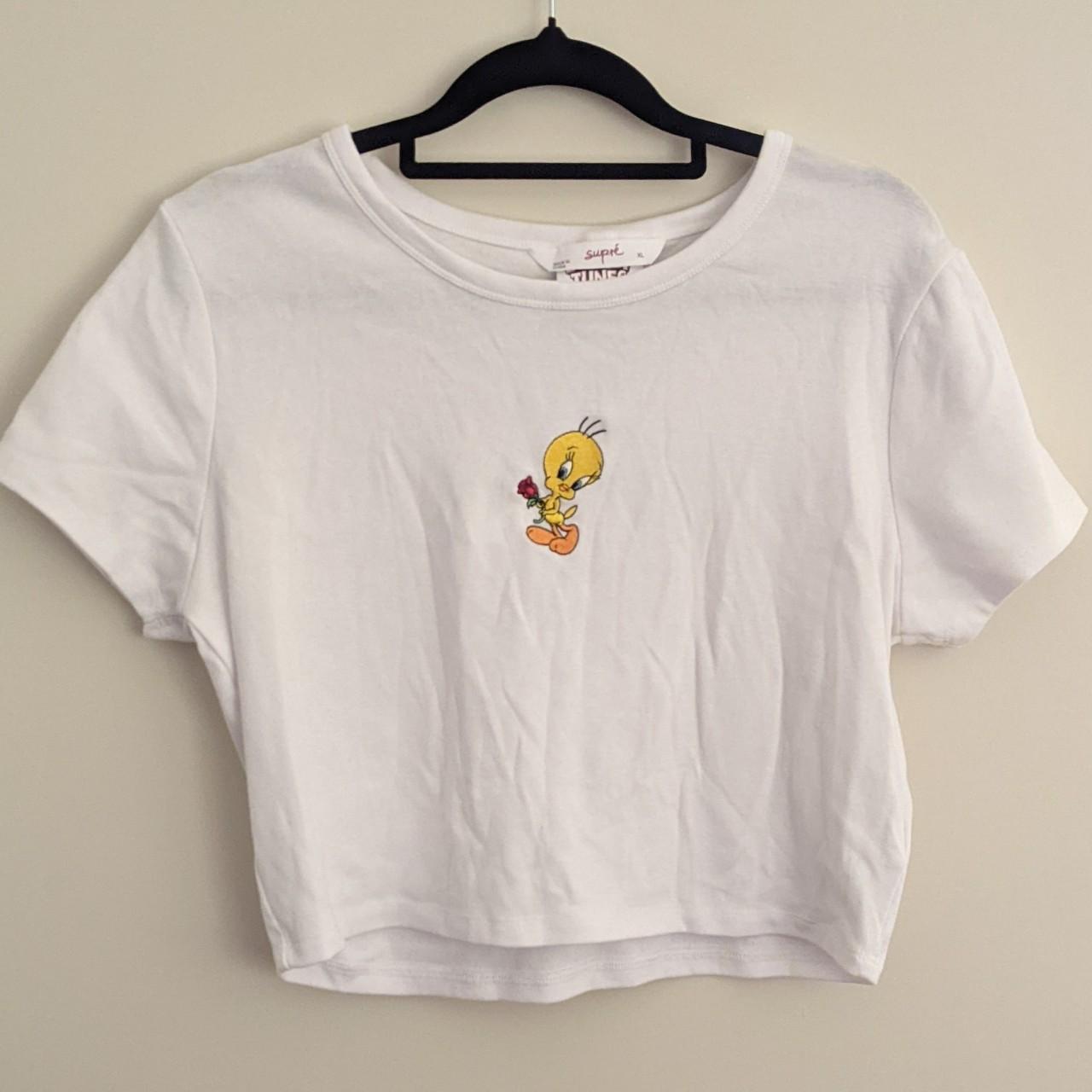 Looney Tunes Tweety Bird crop top from Supré. Hasn't... - Depop
