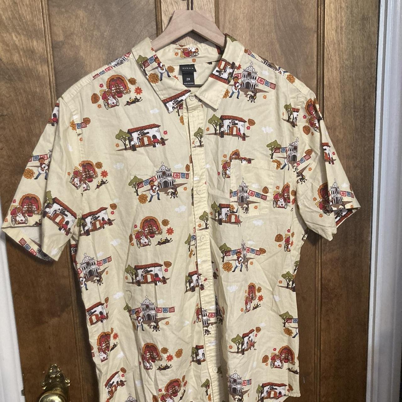 Pixar’s COCO button up 2x. Fits like an Xl - Depop