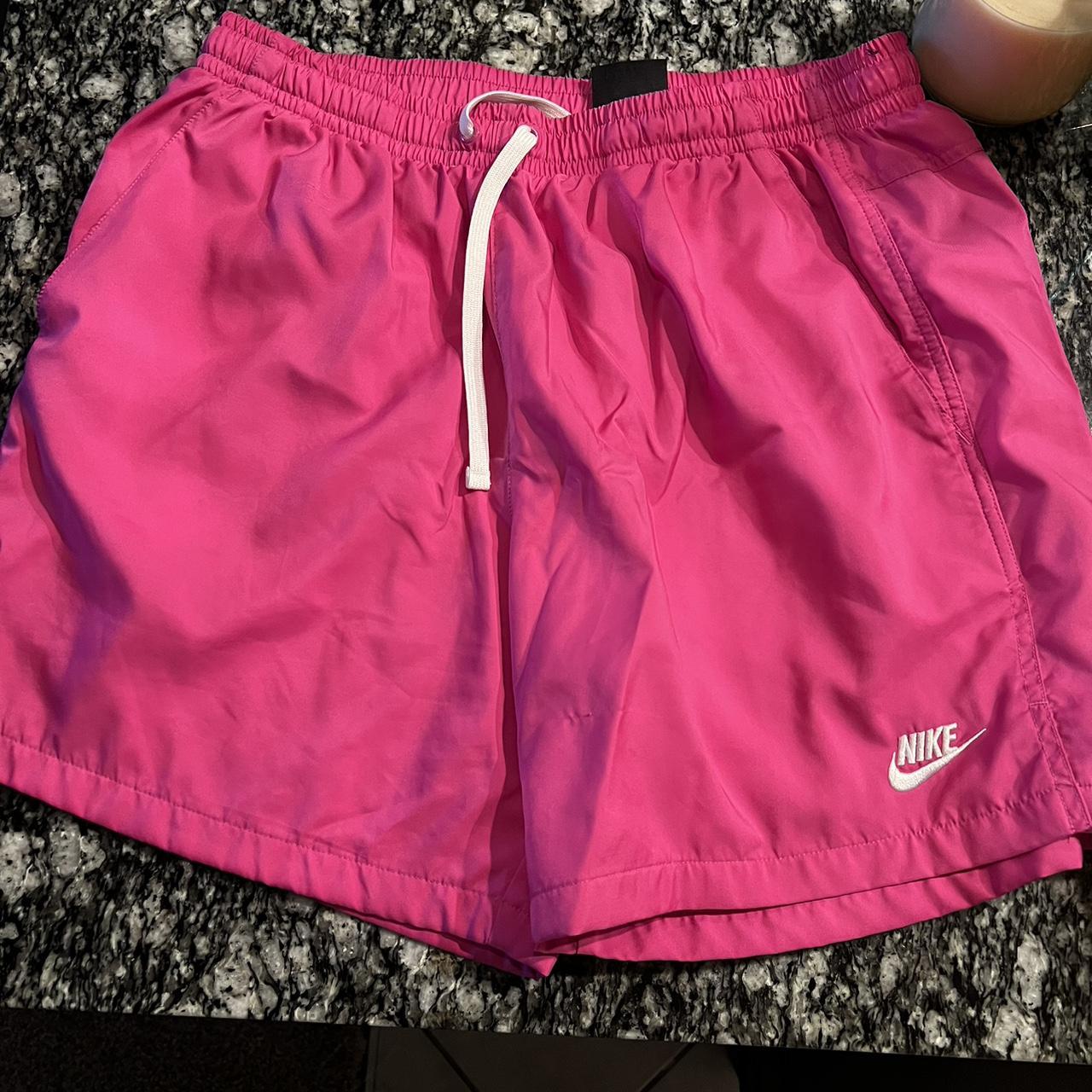 Pink nike shorts - Depop