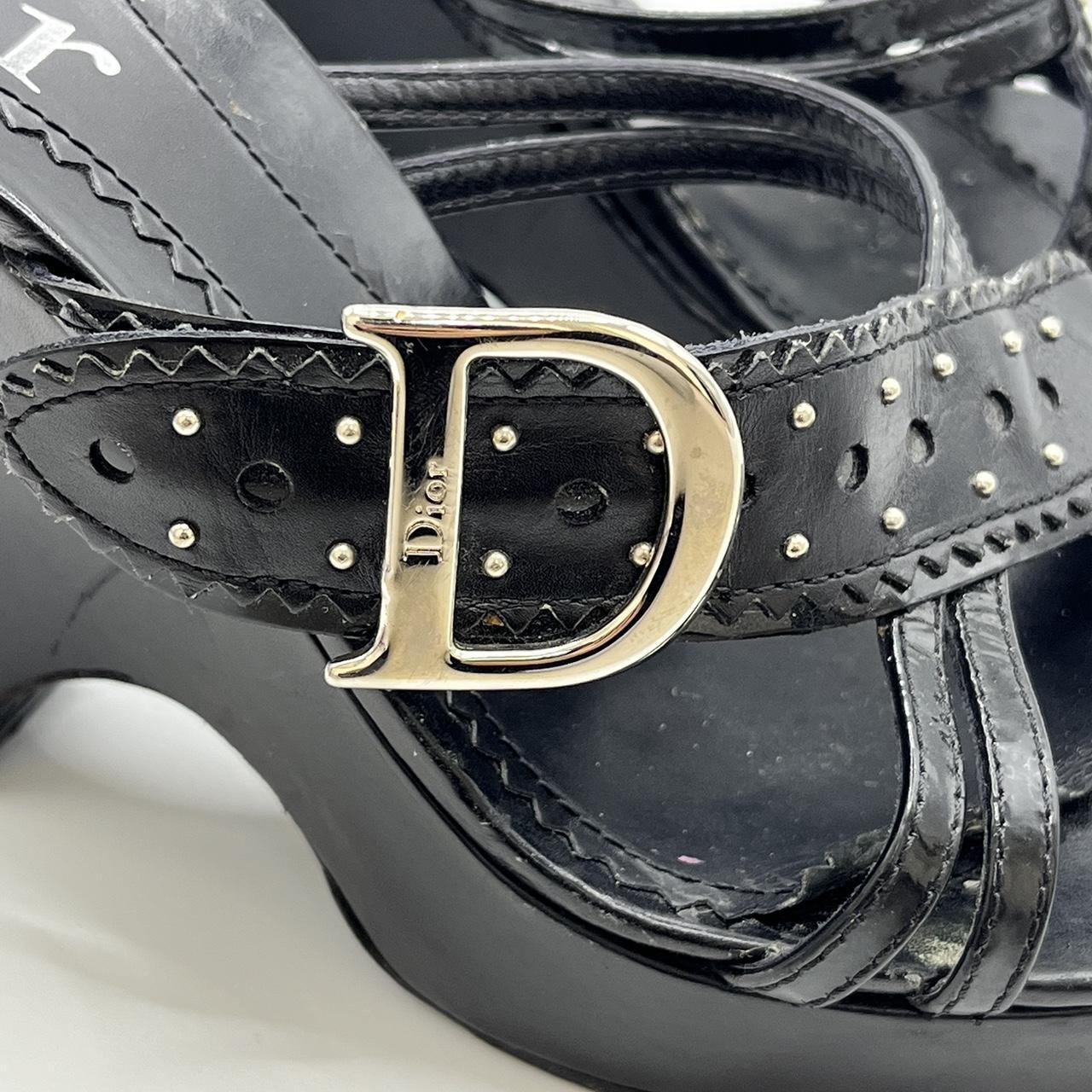 Vintage Dior leather platforms Details: Size: EU... - Depop