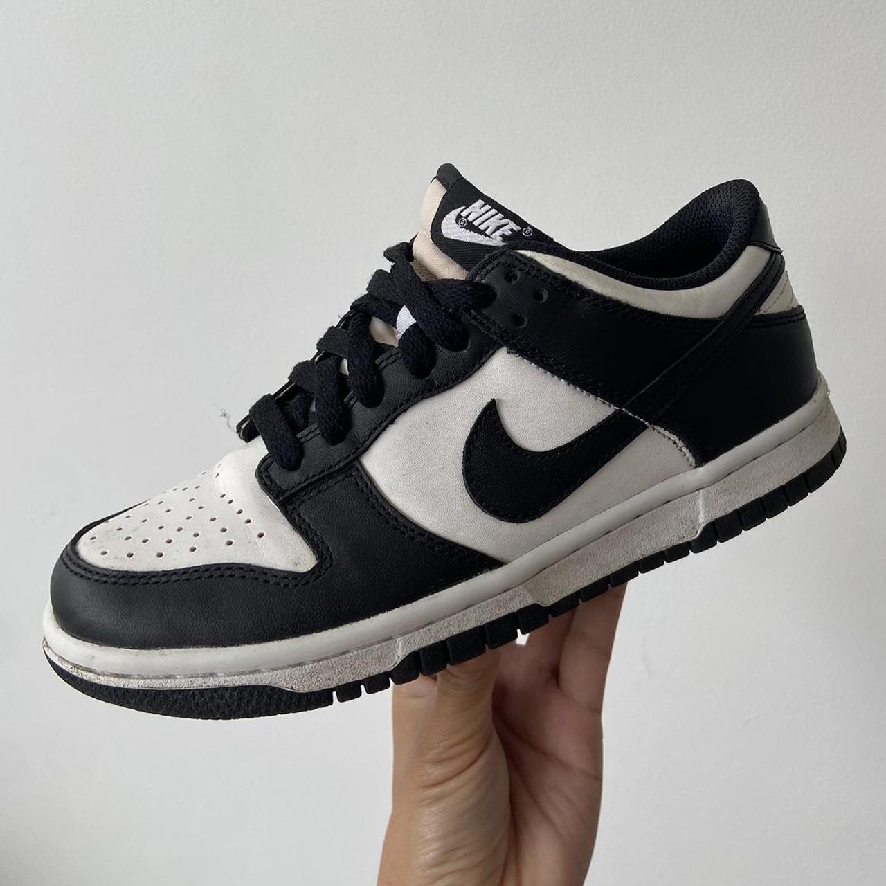 Nike Panda Dunks GS Size 4Y Used well - Depop