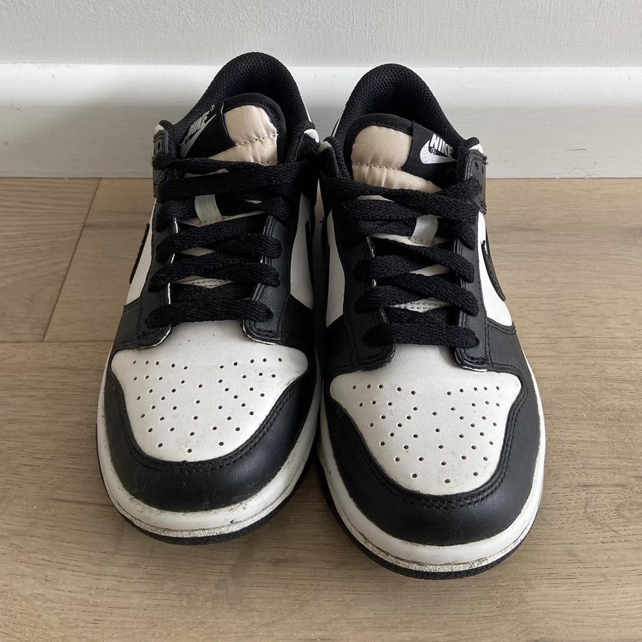 Nike Panda Dunks GS Size 4Y Used well - Depop