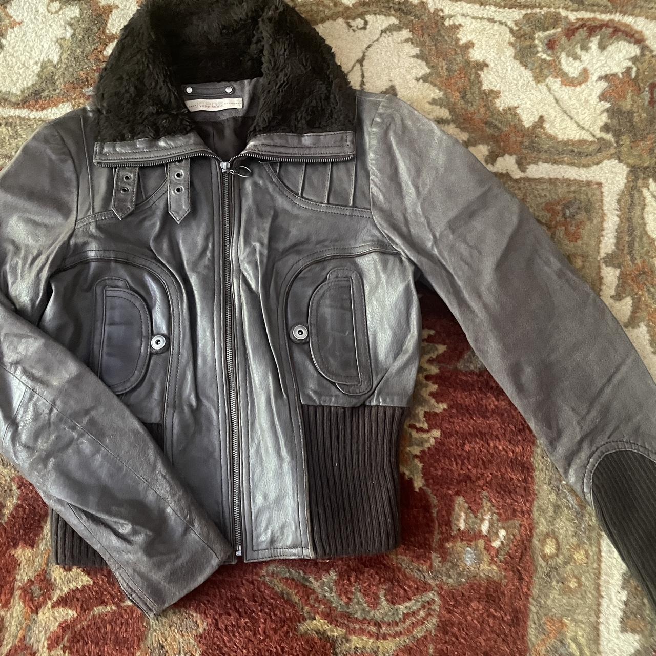Vero Moda leather jacket - Depop