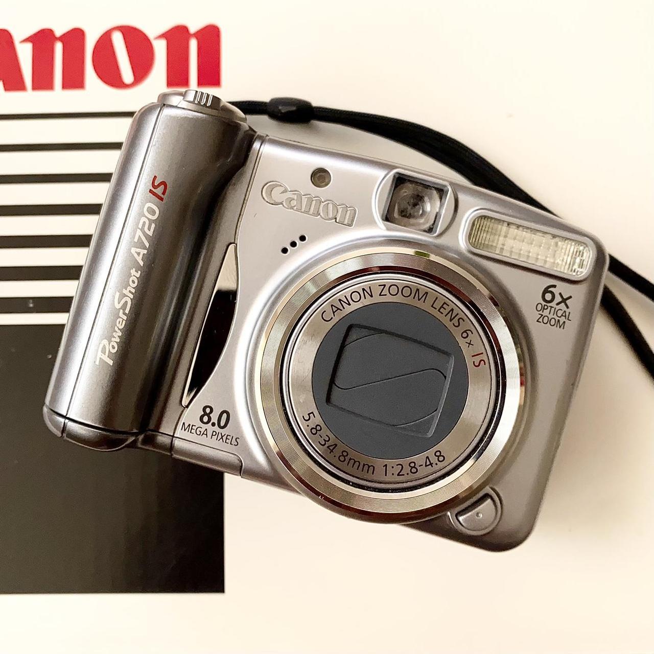 Canon Grey and White Cameras-and-accessories | Depop