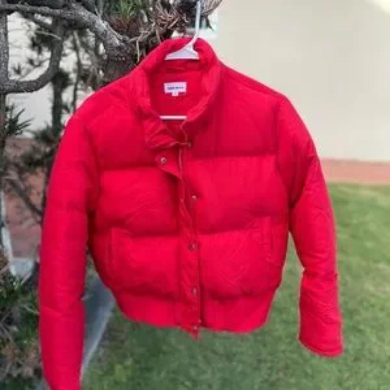 Revolve Superdown red puffer jacket Size S #revolve... - Depop
