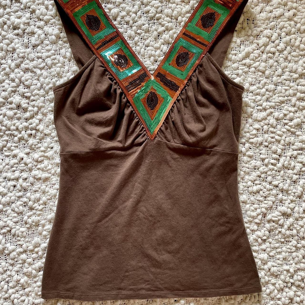 🌸🌸🌸 🖤 Gorgeous Vintage Y2K Boho Fairy Style Top 🖤... - Depop