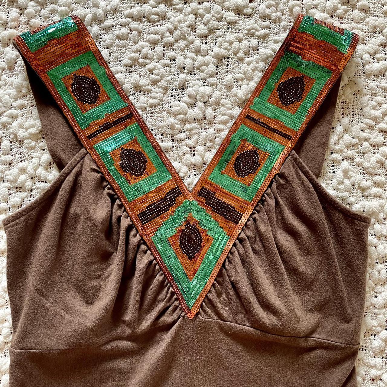 🌸🌸🌸 🖤 Gorgeous Vintage Y2K Boho Fairy Style Top 🖤... - Depop