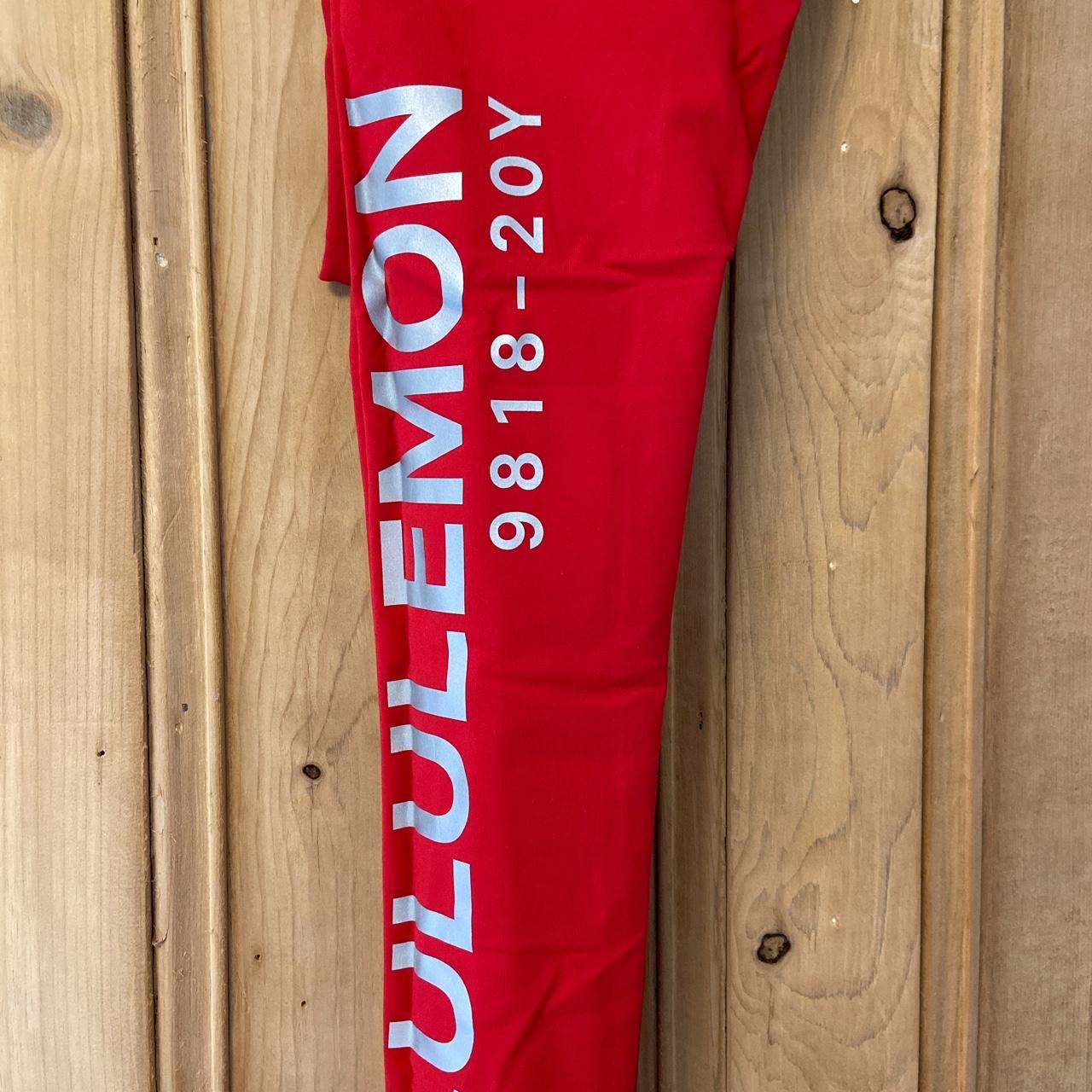 Lululemon Women's Red Leggings | Depop