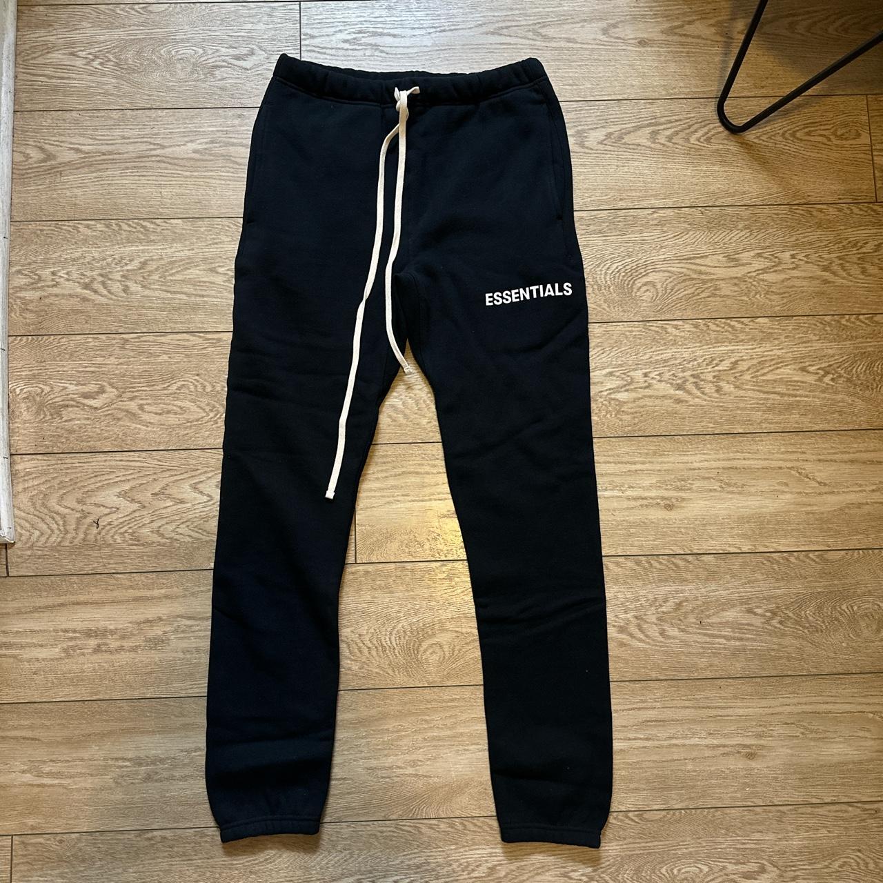Essentials black sweatpants First essentials piece... | Depop