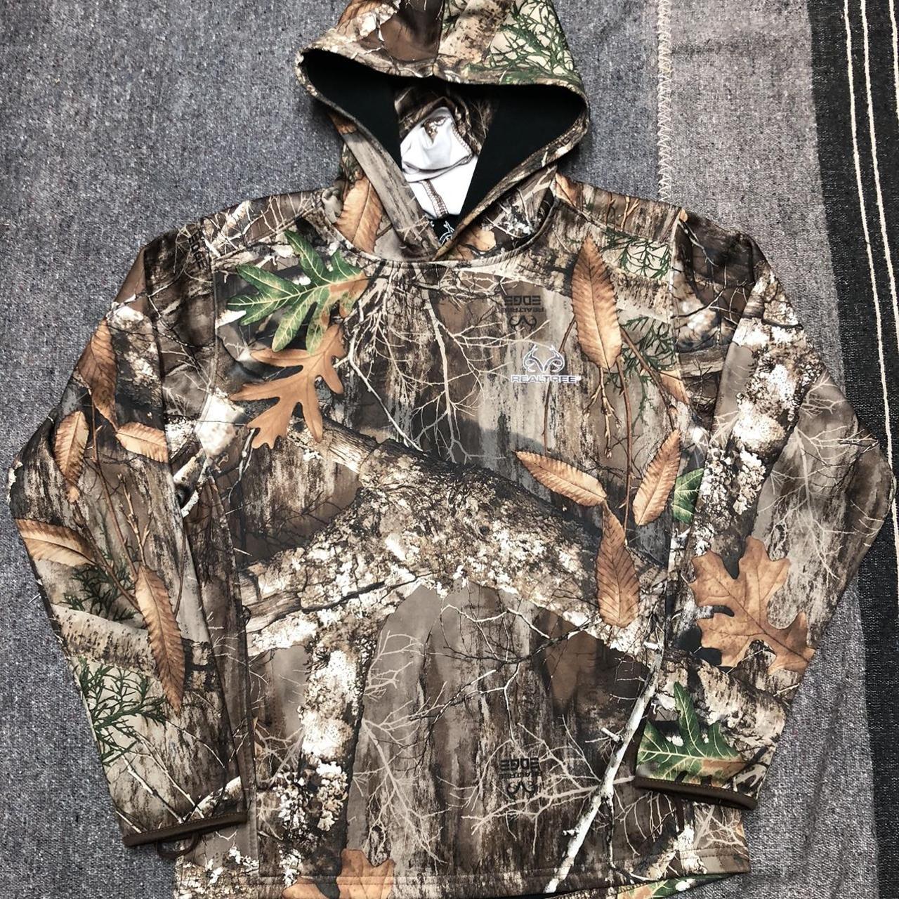 Realtree edge hoodie pullover camouflage built in... - Depop